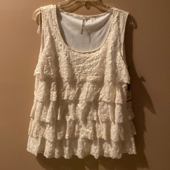 Tops | Layered Ladies Glitzy Blouse | Poshmark